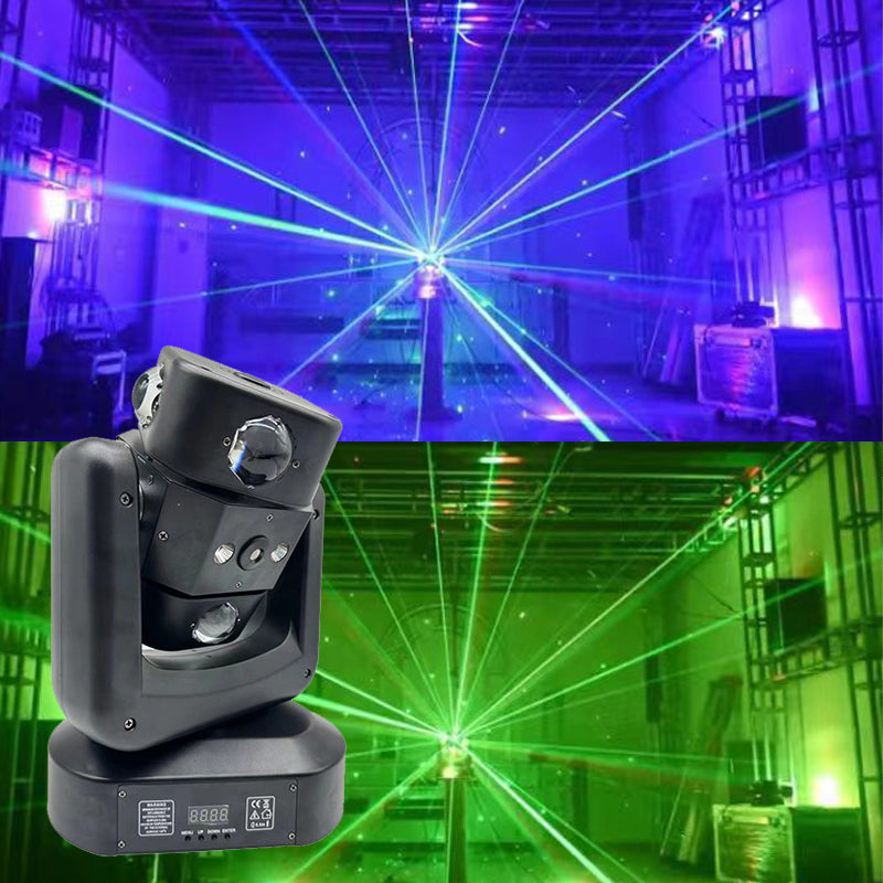 LED Laser Stage Light RGBW 4 in 1 Full Color Moving Moving Beam Light — Mikoy Light